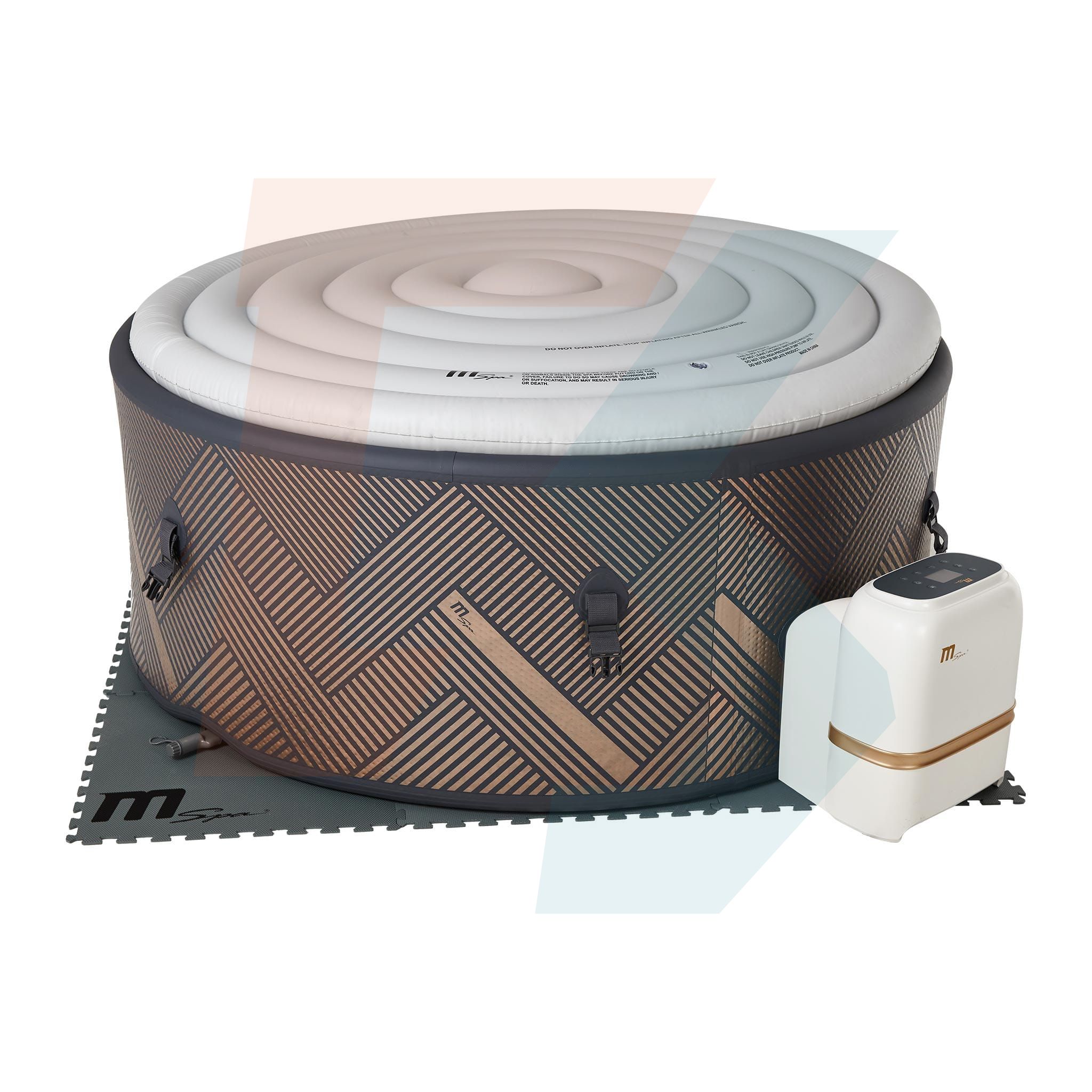 Nadmuchiwane jacuzzi ogrodowe MSpa Frame Mono Max 8-osobowe - CampSup